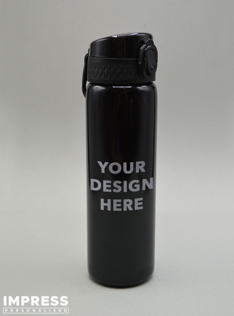 Flip Lid “Design Your Own” Water Bottle – Impress Personalised Gifts